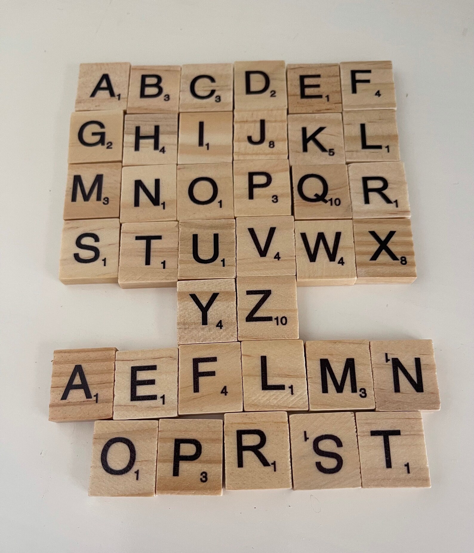 Scrabble Letter Set - Etsy