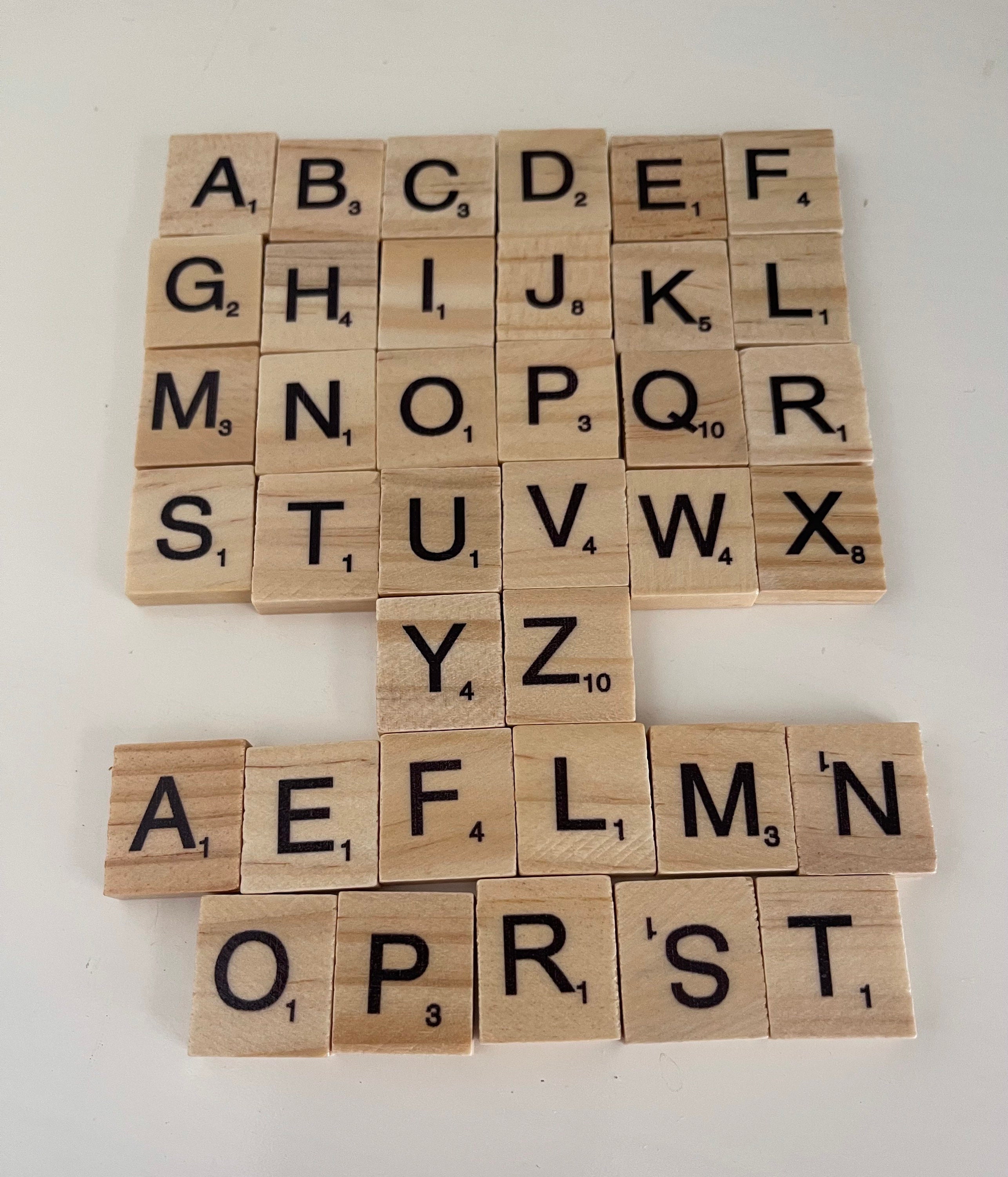 Scrabble Letter Set - Etsy