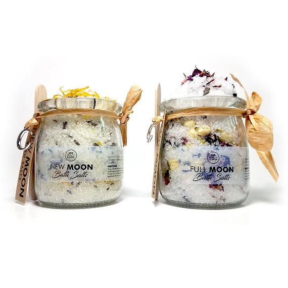 Moon Bath Full Moon New Moon Ritual Bath Salts Clear - Etsy