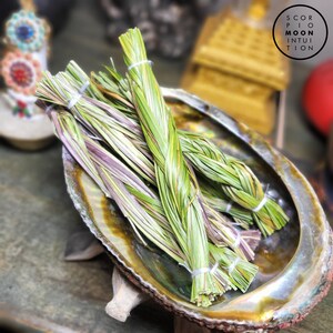 5" Sweetgrass Braid: Ethically Sourced Cleansing Sage for Positive ...