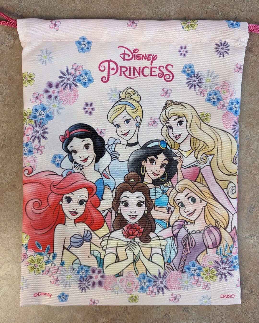 Drawstring Bag - Disney Princesses Drawstring Bags for Gift Wrapping ...