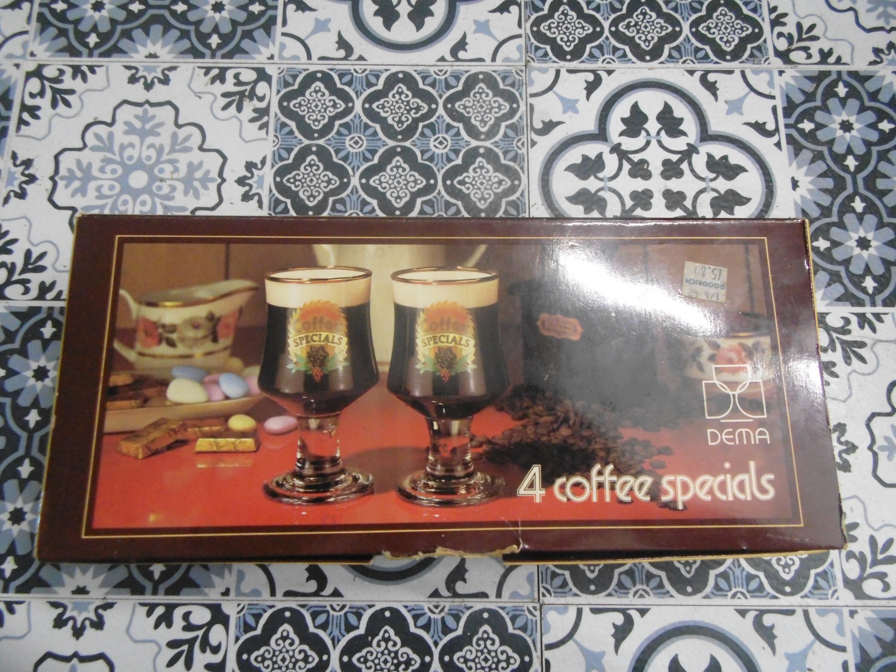 BOXED Set of 4 Vintage Dema Irish Coffee Glasses/coffee - Etsy UK