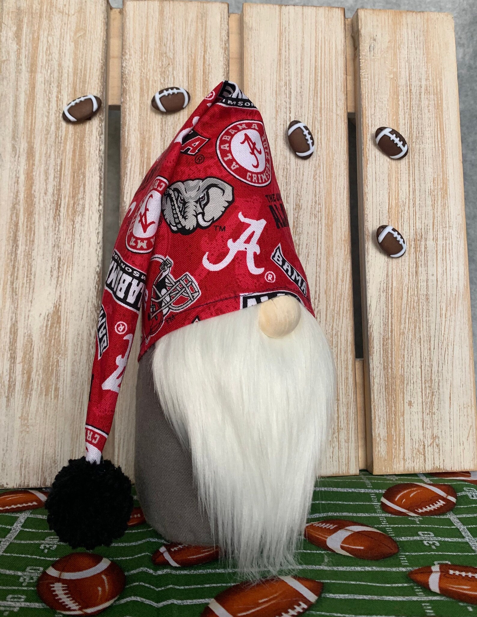 Alabama Crimson Tide Sports Gnome - Etsy