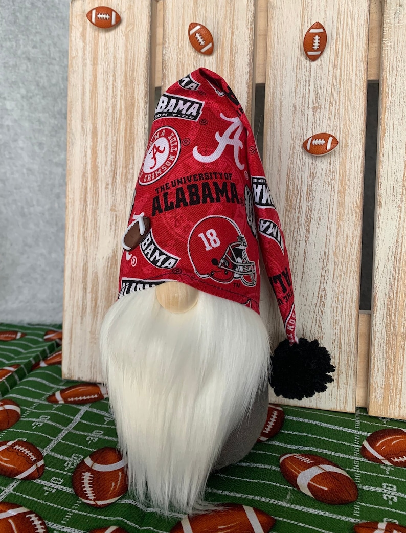 Alabama Crimson Tide Sports Gnome - Etsy