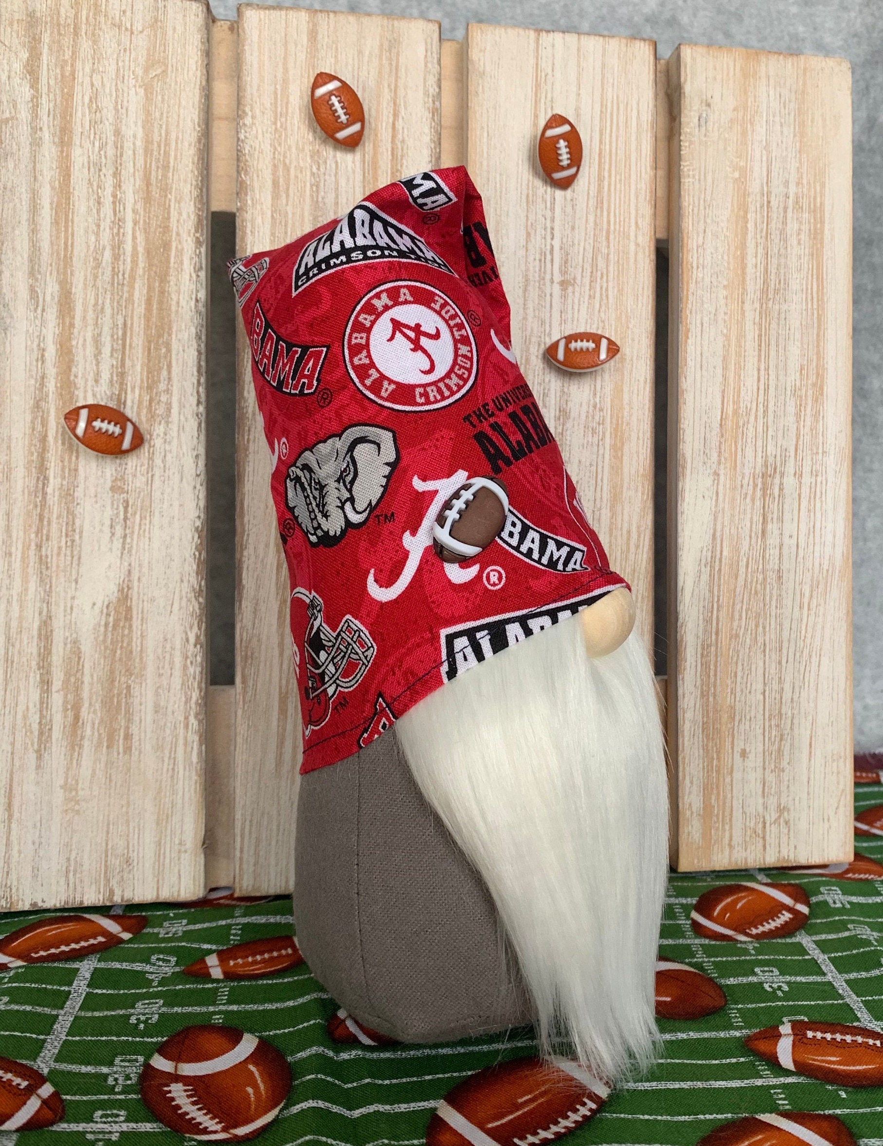 Alabama Crimson Tide Sports Gnome - Etsy