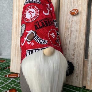 Alabama Crimson Tide Sports Gnome - Etsy