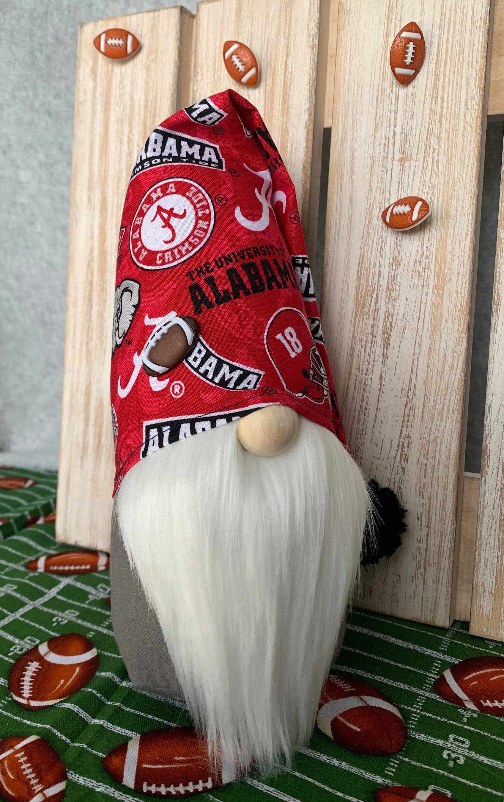 Alabama Crimson Tide Sports Gnome - Etsy
