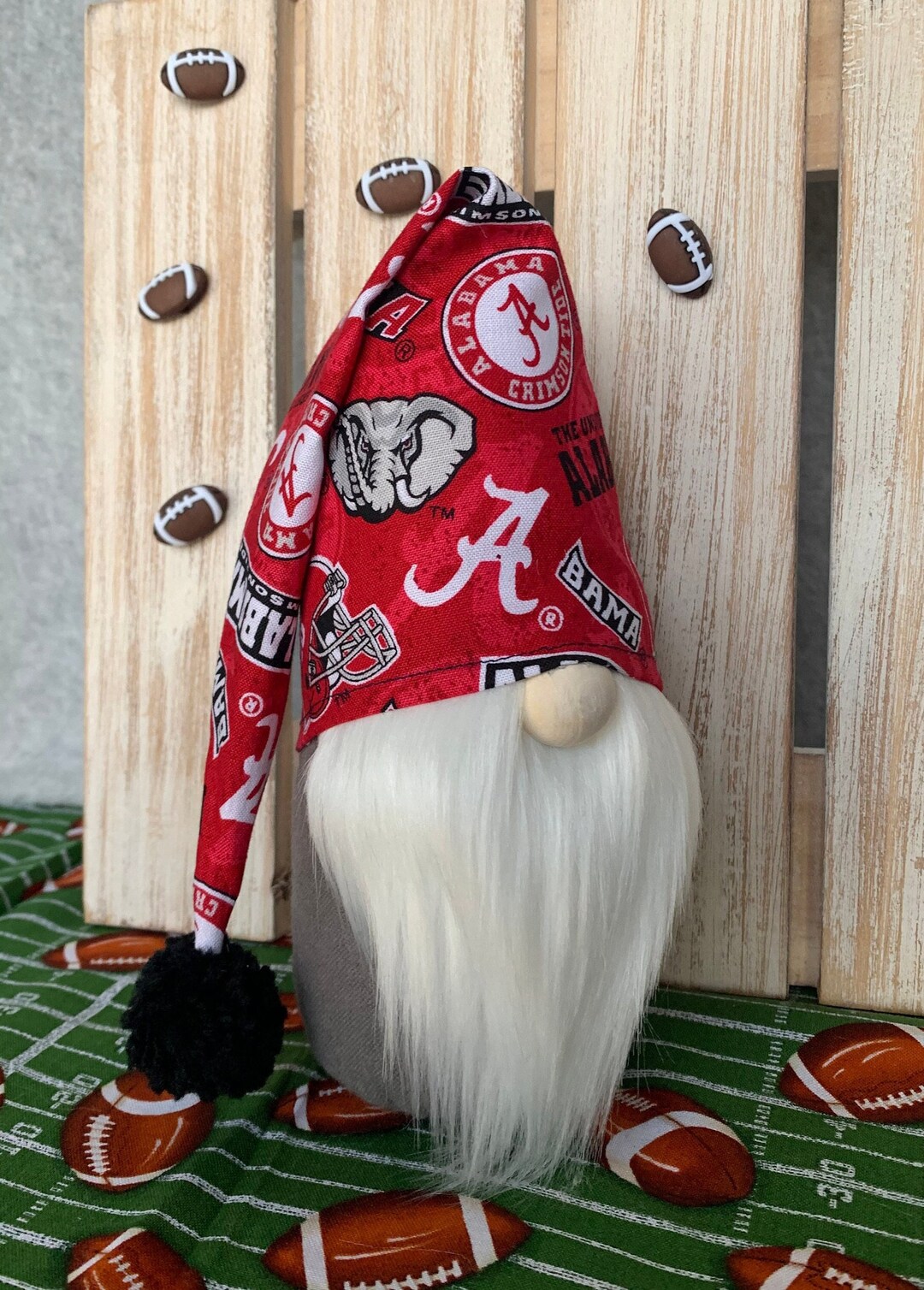 Alabama Crimson Tide Sports Gnome - Etsy