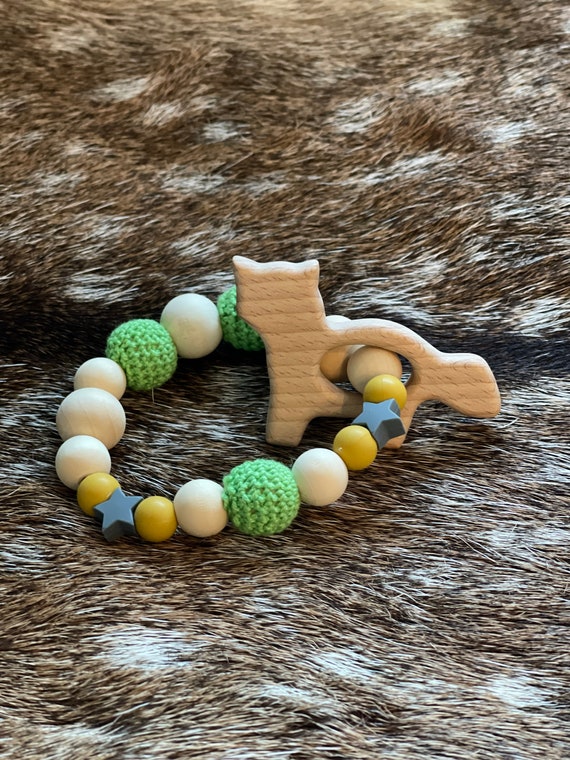 Gripper Gripper Ring Baby Gripper Rings Fox Wooden Rings | Etsy