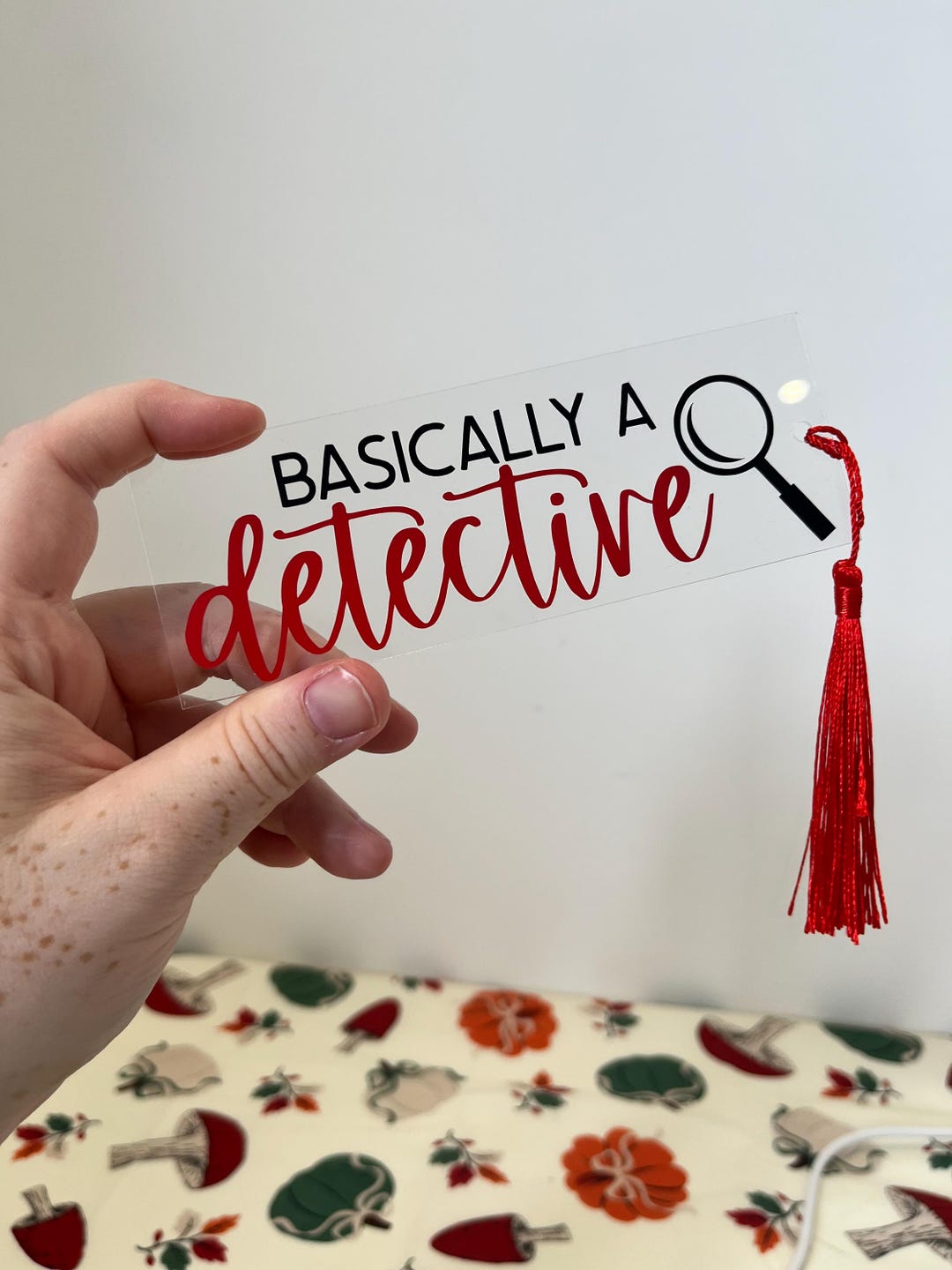 True Crime Acrylic Bookmark: Detective Gift for Book Lovers - Etsy