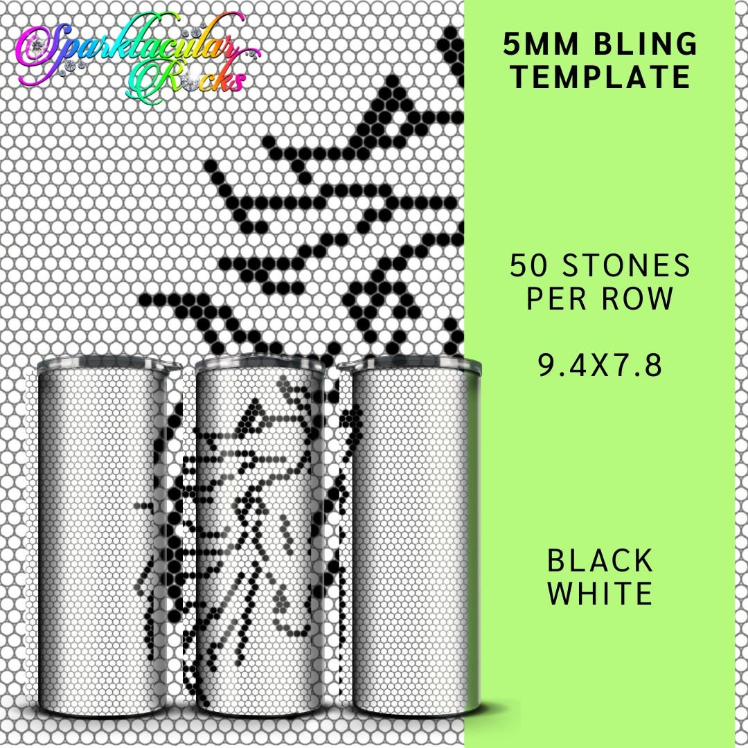 263 Ss20 5mm Bling Template 20oz Straight Tumbler Bling Pattern ...