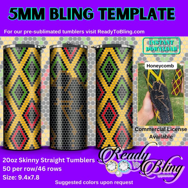 Rhinestones Templates - Etsy