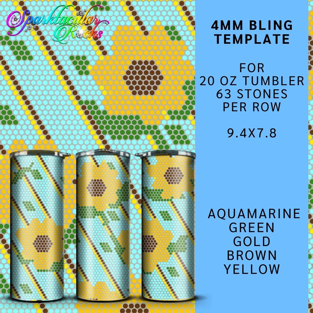 79 Bling Tumbler Template Ss16 4mm Bling Template Bling 63 Stones per ...