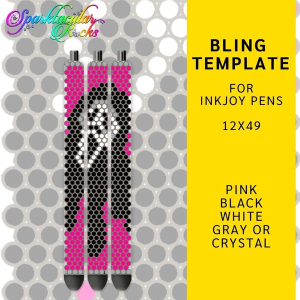 Rhinestone Pen Pattern - Etsy