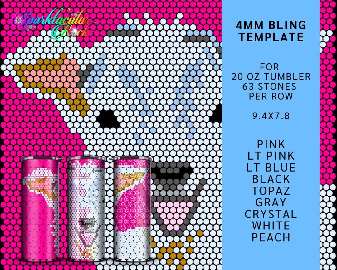 329 Baby Goat Farm Animals Rhinestones Templates | Ss16 4mm | Bling ...