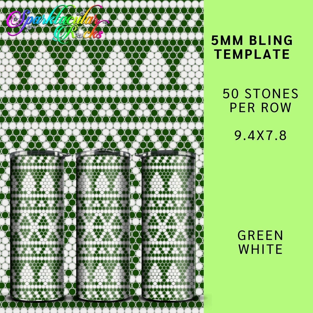 210 Rhinestones Tumbler Templates | Ss20 5mm | Bling Tumbler | Bling ...