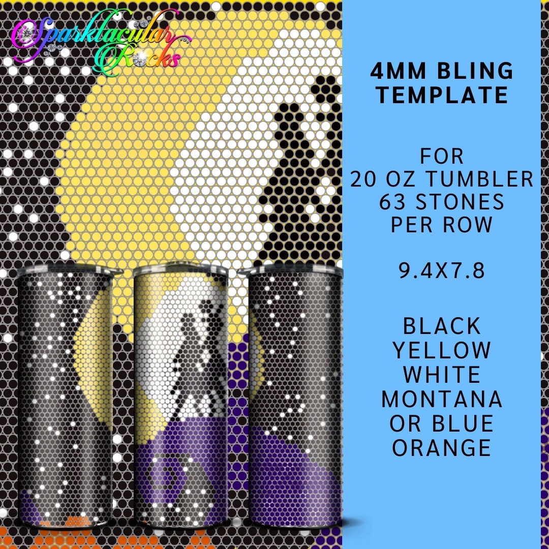 55 Bling Tumbler Template Ss16 4mm Bling Template Bling 63 Stones per ...