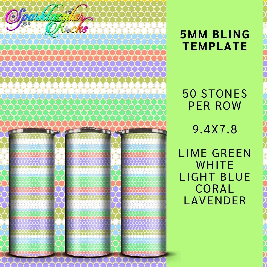 303 Serape Rhinestones Tumbler Templates | Ss20 5mm | Bling Tumbler ...
