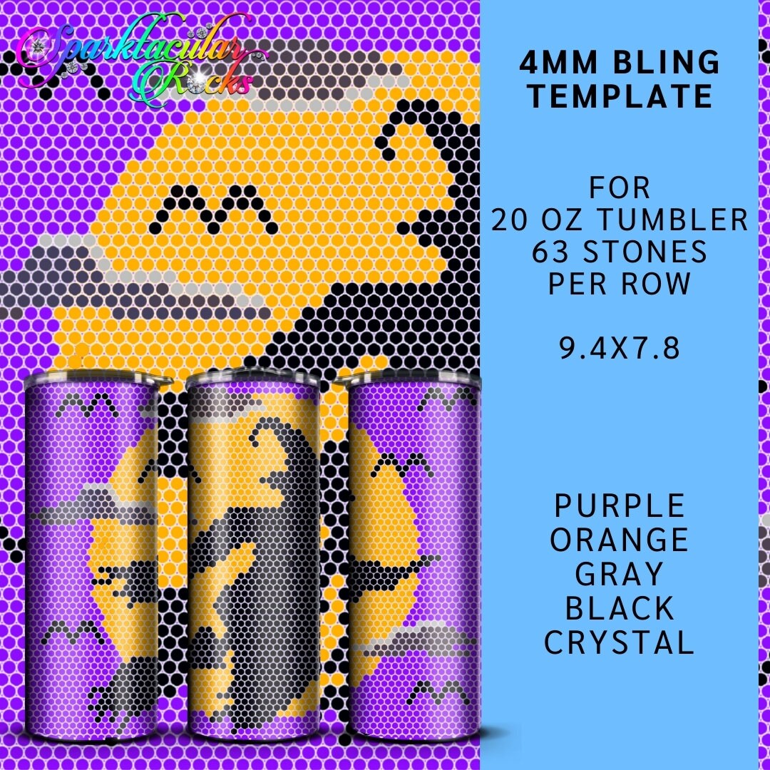 87 Bling Tumbler Template | Ss16 4mm | Bling Template | Bling | 63 ...