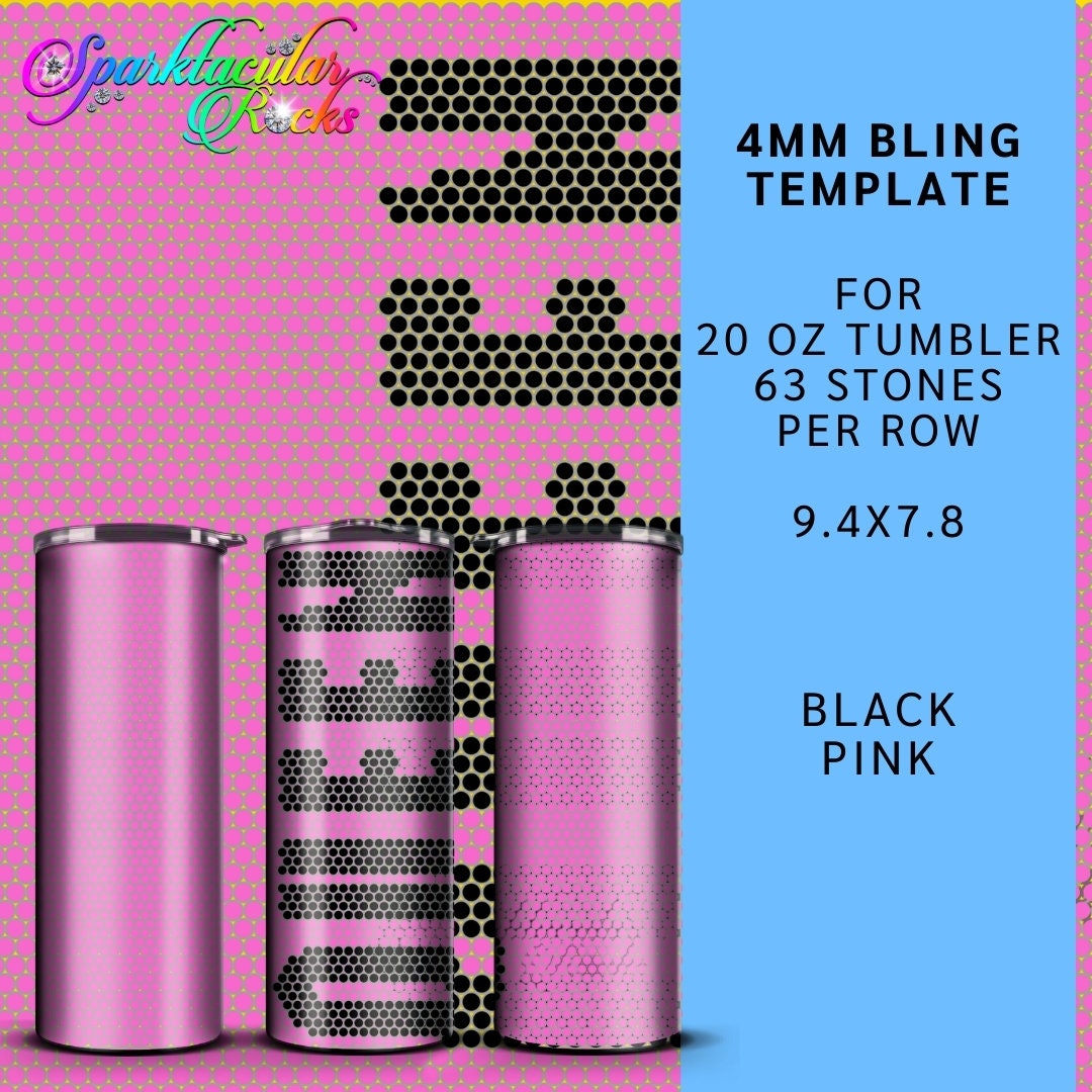 143 Bling Tumbler Template | Ss16 4mm | Bling Template | Bling | 63 ...
