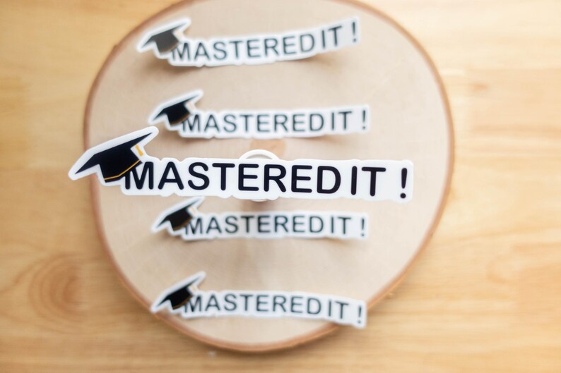 Mastered It Stickers, Graduation Sticker, 2025 Graduate, Graduation ...