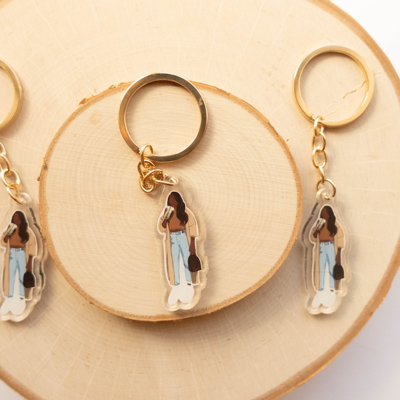 Girls Keychain - Etsy