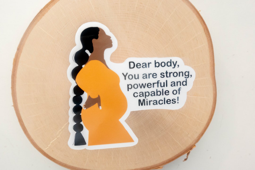 Dear Body Sticker , Black Woman Sticker, Black Girl Sticker,for Black ...