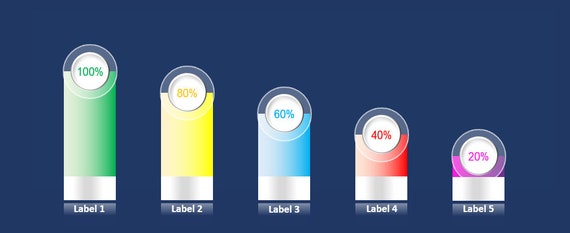 MS Excel Bar Chart Infographic - Etsy