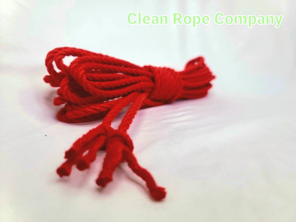 Shibari/ Kinbaku POSH Rope 1× 30ft, 5mm, Ready-to-use POSH Rope for ...