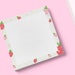 Sweet Strawberry Sticky Notes 50 Sheets Cute Fruit Notepad - Etsy
