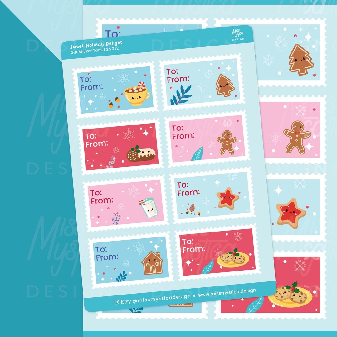 Sweet Holiday Delight | Sticker Sheet - Etsy