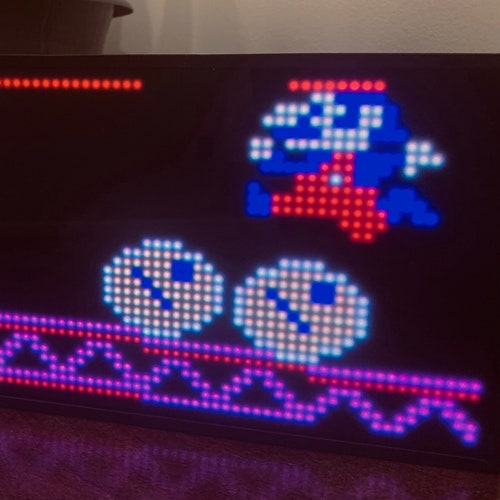 Personalized Animated LED Arcade Art Display the Perfect - Etsy