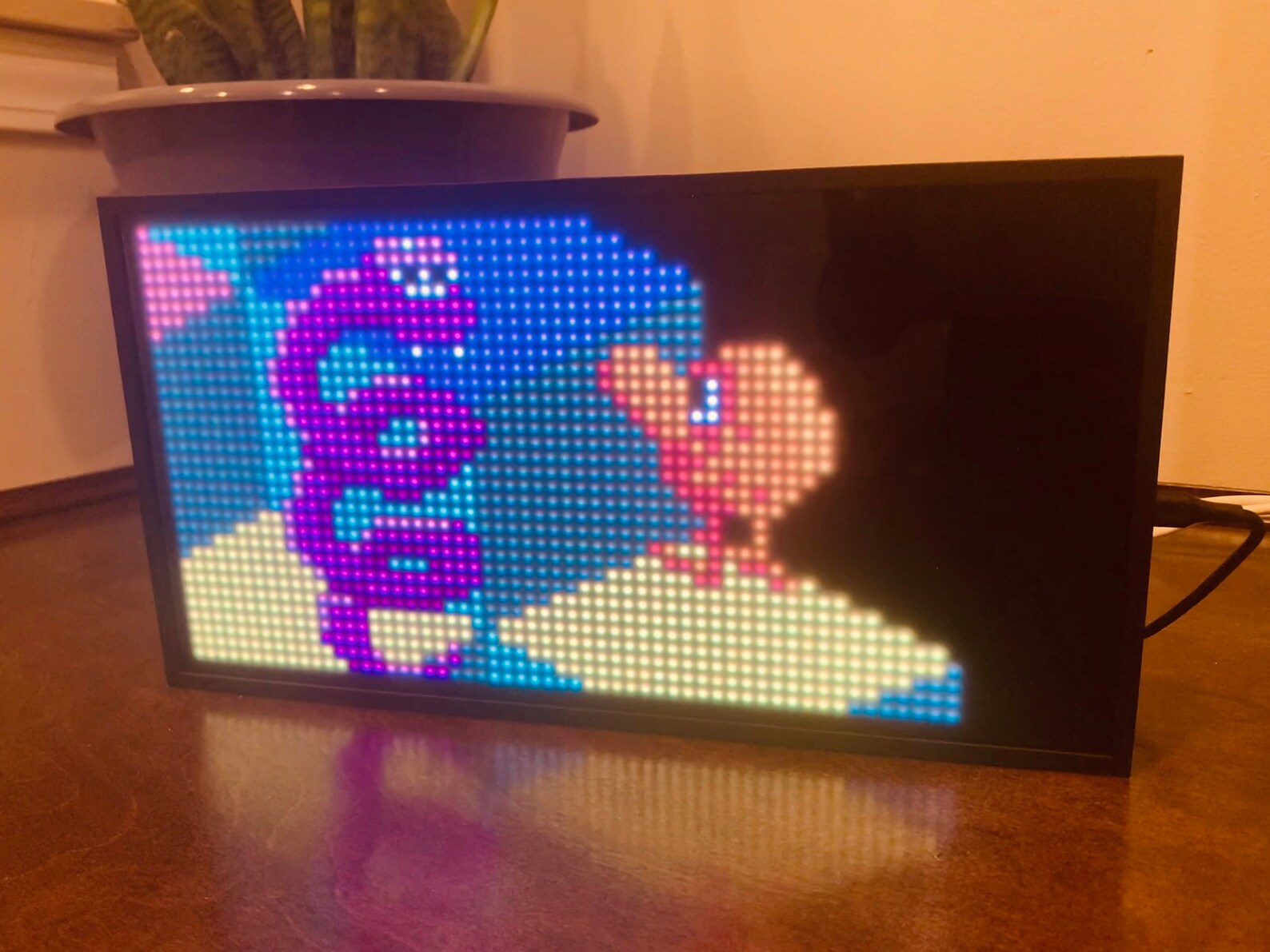 Personalized Animated LED Arcade Art Display the Perfect - Etsy