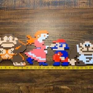 3D Printed Retro Arcade Game Characters | Wall Decor, Decoration - Etsy