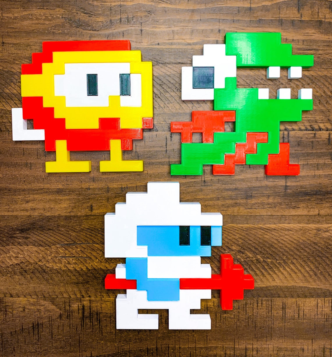 Dig Dug 3-D Printed Retro Arcade Game Characters Wall Decor - Etsy