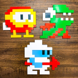Dig Dug Retro Arcade Game Characters Wall Decor (individual or Set) 3-D ...