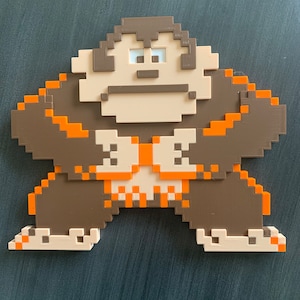 3D Printed Retro Arcade Game Characters | Wall Decor, Decoration - Etsy UK