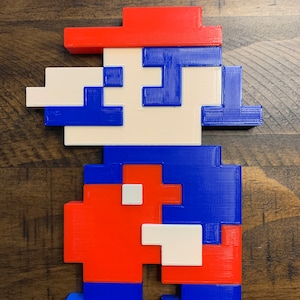 3D Printed Retro Arcade Game Characters | Wall Decor, Decoration - Etsy