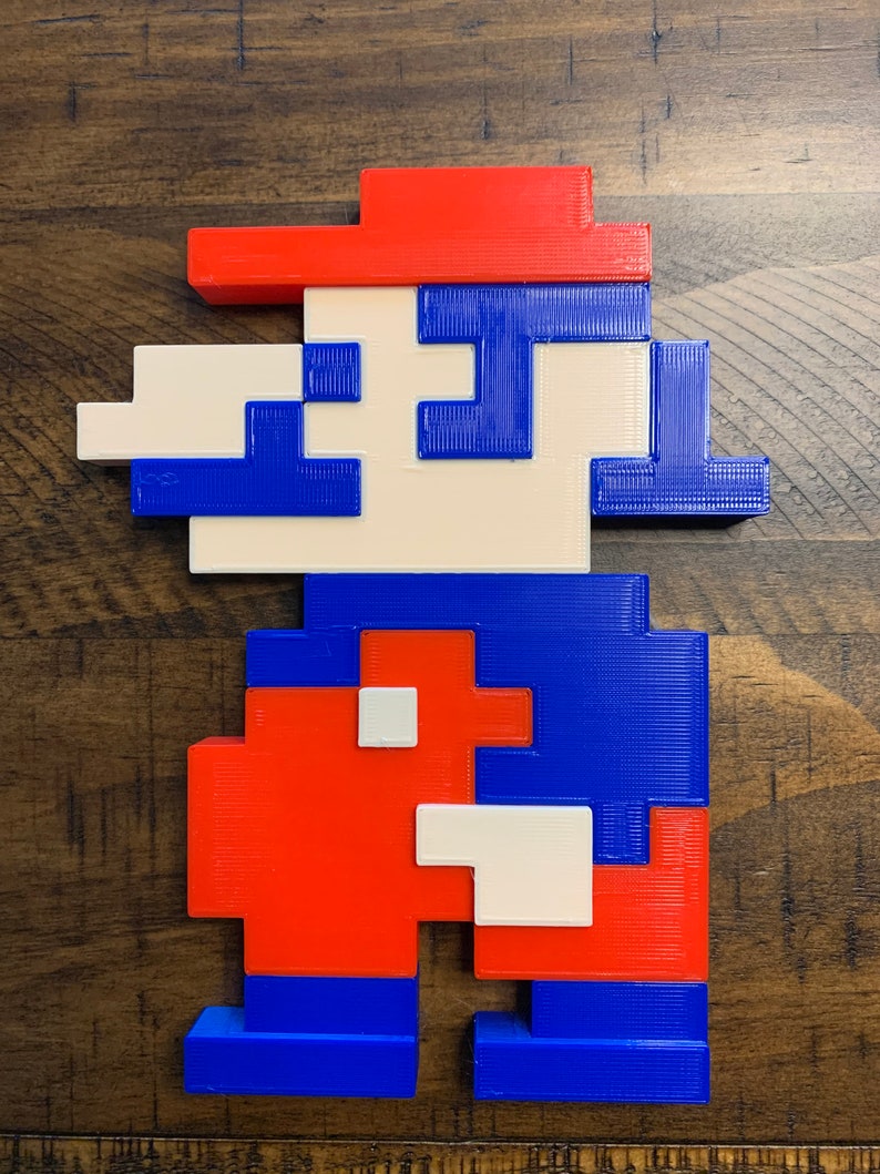 Retro Arcade Game Characters | Wall Decor, Decoration 3-D Printed - Etsy