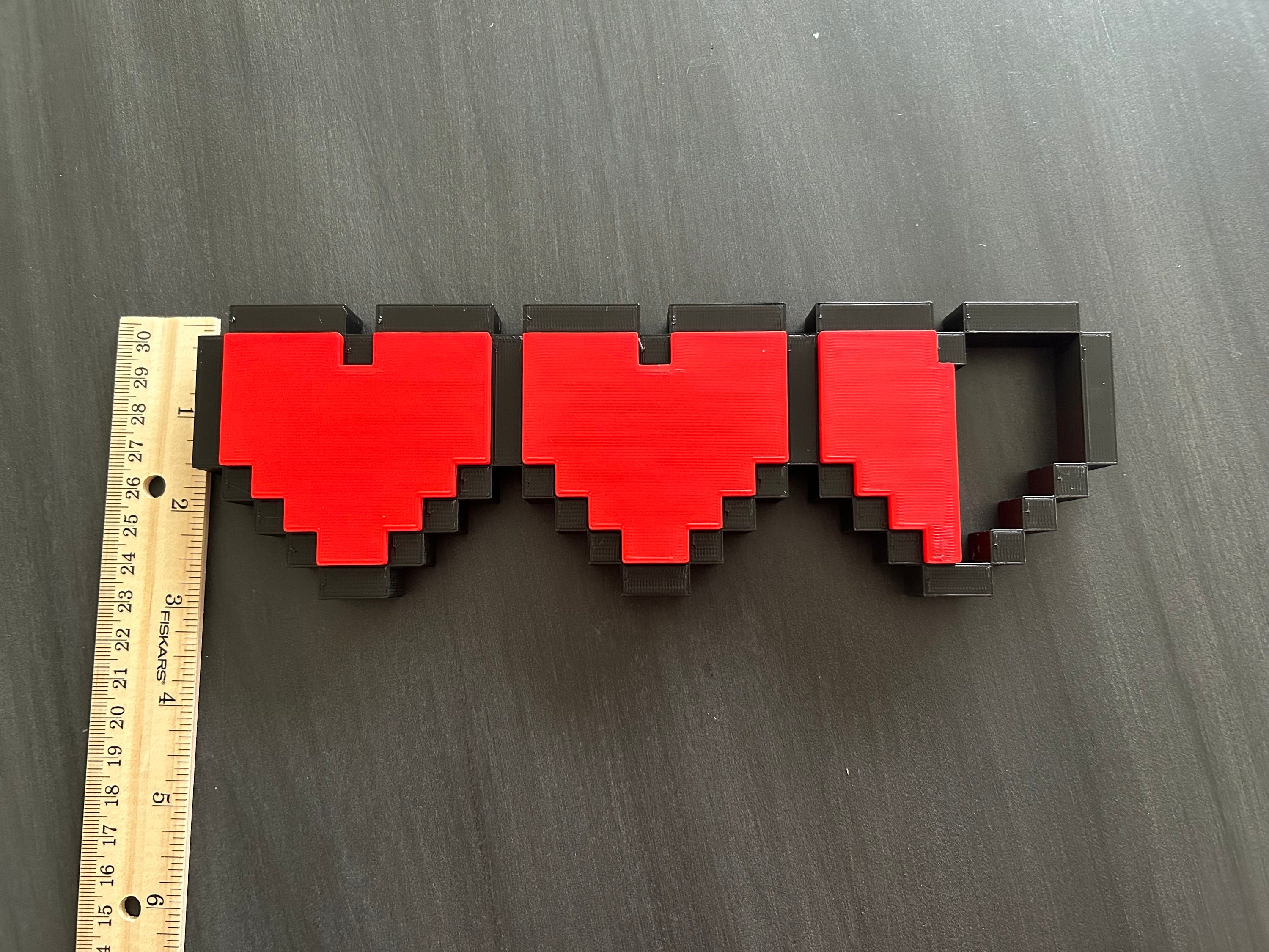 Retro Console Legend of Zelda Hearts Logo Sign 9.25in Glow in Dark/non ...