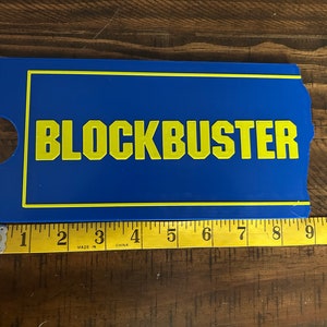 BLOCKBUSTER 3-D Printed Video Logo Sign Wall Decor - Etsy