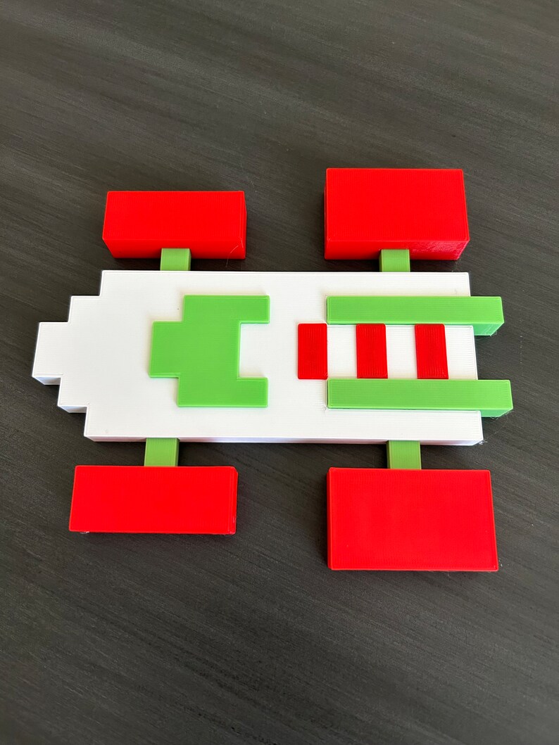 3D Printed Retro Arcade Game Characters Wall Decor - Etsy