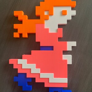3D Printed Retro Arcade Game Characters | Wall Decor, Decoration - Etsy UK