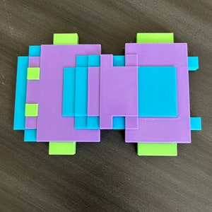 3D Printed Retro Arcade Game Characters| Wall Decor, Decoration - Etsy