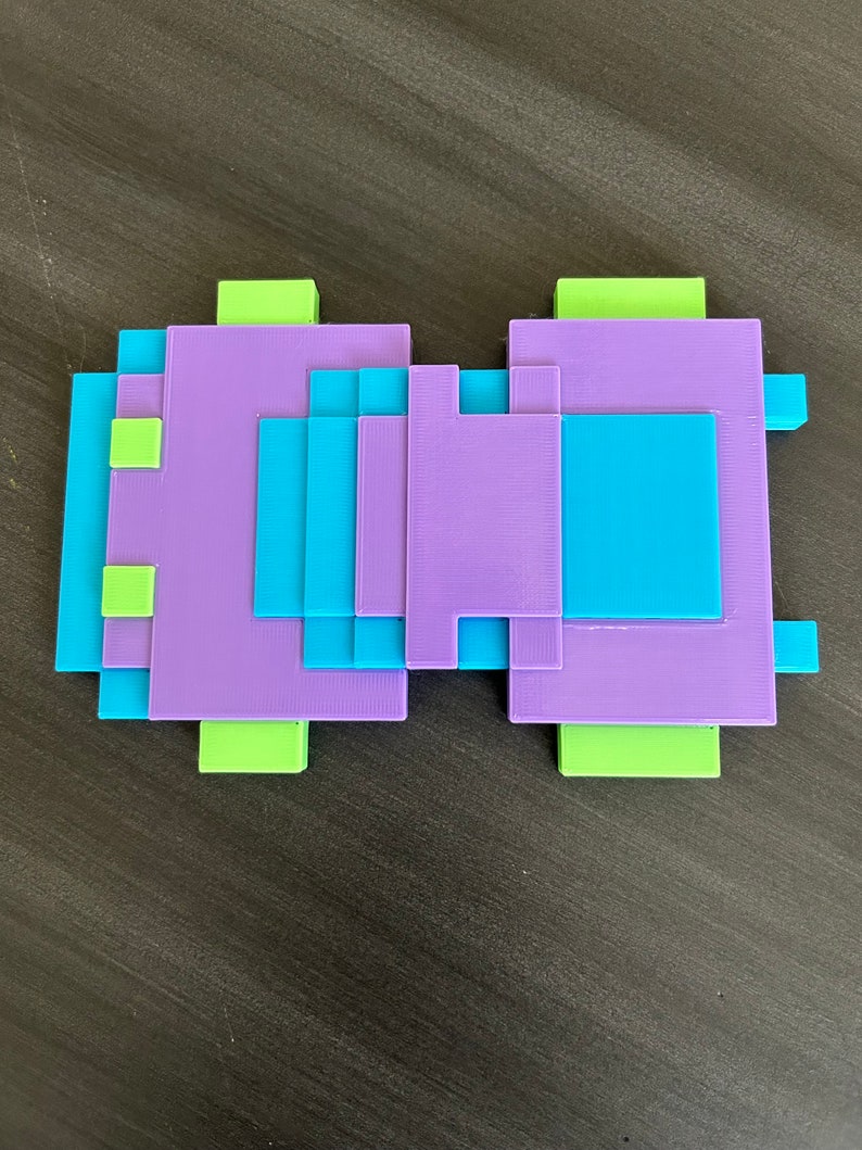 3D Printed Retro Arcade Game Characters| Wall Decor, Decoration - Etsy