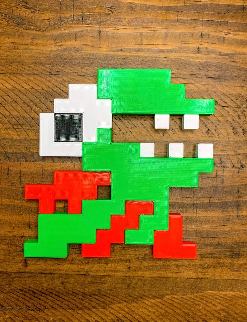 Dig Dug 3-D Printed Retro Arcade Game Characters Wall Decor - Etsy