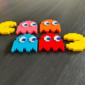 Retro Arcade Game Cupcake/cake Toppers, 8-bit Party Decorations set of ...