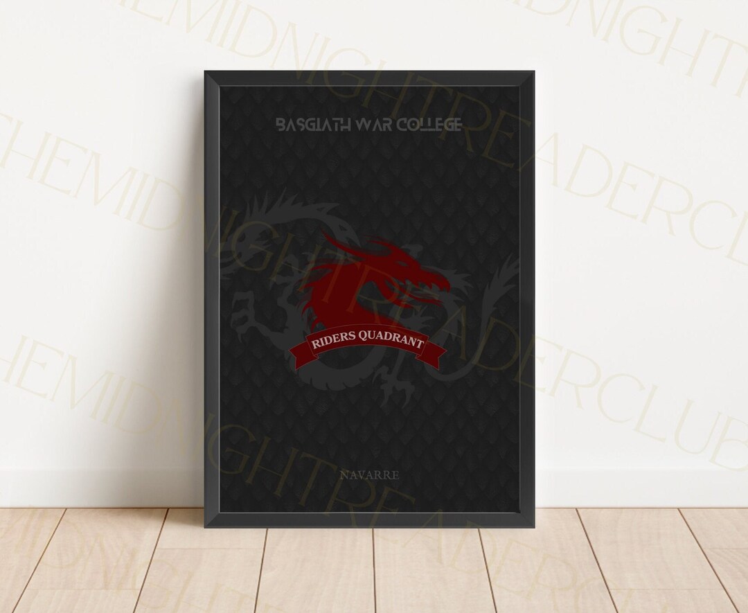 Fourth Wing Inspired Riders Quadrant Print ~ Basgiath War College ...