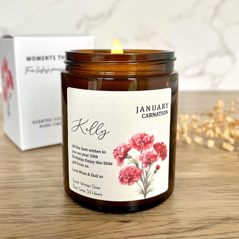 Carnation Soy Candles - Etsy UK