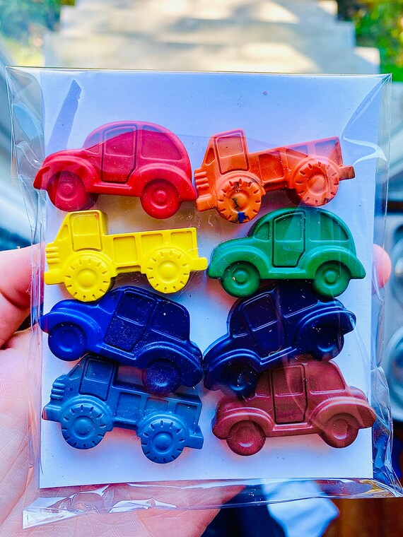 Cars and Trucks Crayon Set | Etsy